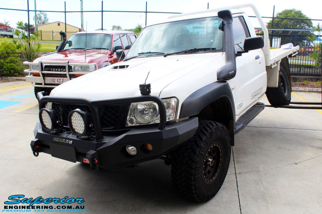 Nissan GU Patrol Ute White #95426 | Superior Customer Vehicles