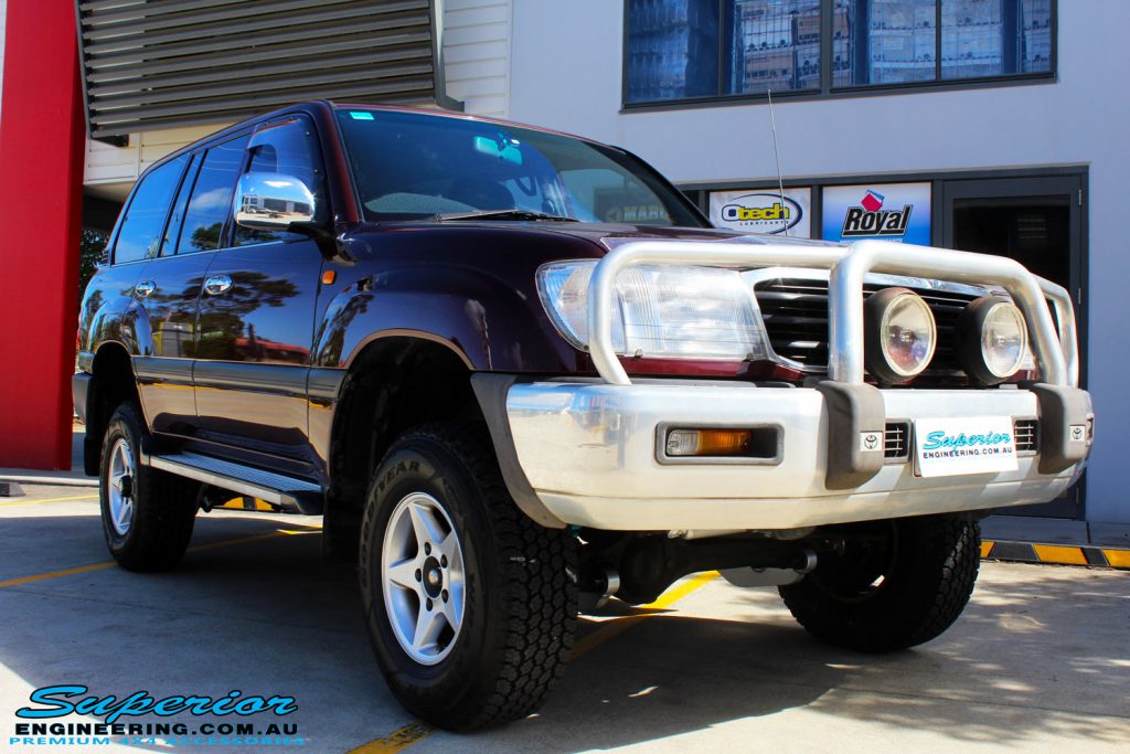 Toyota 105 Series Landcruiser Wagon Maroon #119160 | Superior Customer ...